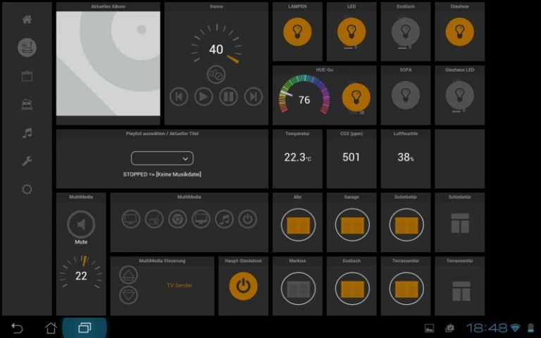 Meine neue Tablet Oberfläche mit FHEM FTUI Version 2.5 - Jürgen's Technik-Welt